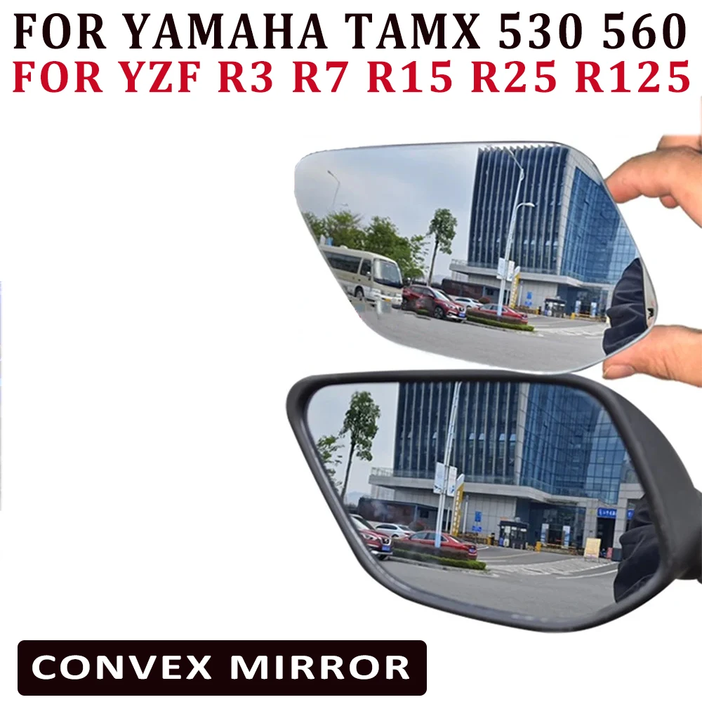 For-Yamaha-TMAX560-TMAX530-YZF-R7-R3-R25-R125-Motorcycle-Convex-Mirror ...