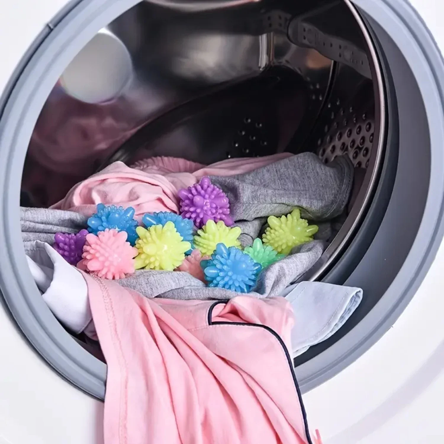Random Color Solid Anti-winding Laundry Balls, 10pcs Eco-friendly and ...