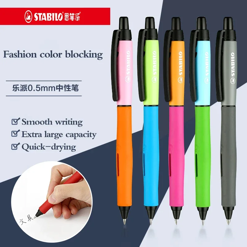Stabilo-PALETTE-Gel-Pen-268-Push-Action-Large-Capacity-Student-Writing ...