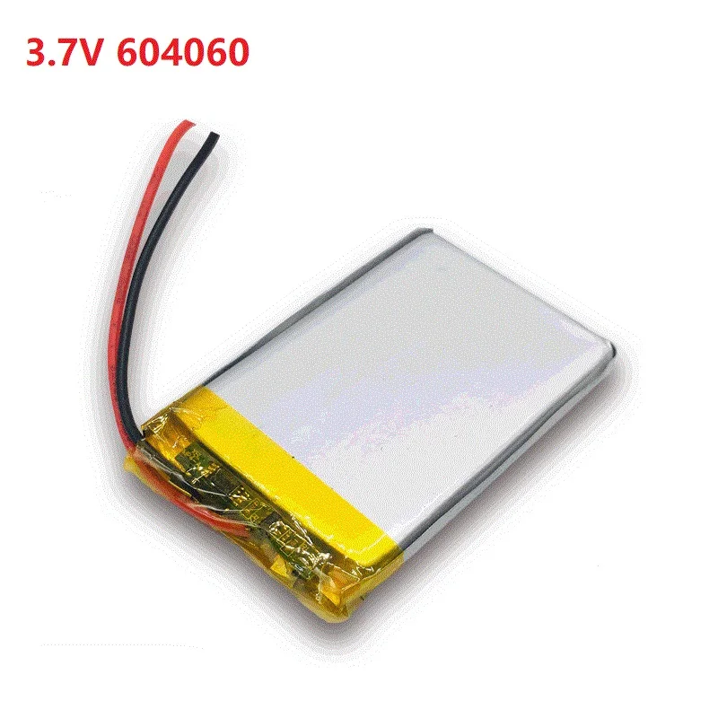 3.7V 1600mAh 604060 Lithium Polymer Rechargeable Battery Lipo Cell ...