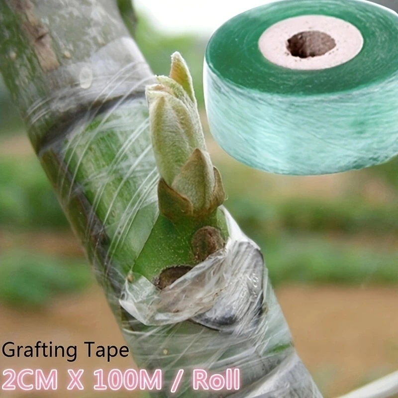 Self-adhesive PE Grafting Tape Film Stretchable Garden Tree Plants Seedlings Vine Tomato ...
