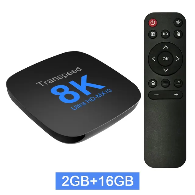 Transpeed Android 13 TV Box ATV Dual Wifi With TV Apps 8K Video BT5.0 ...