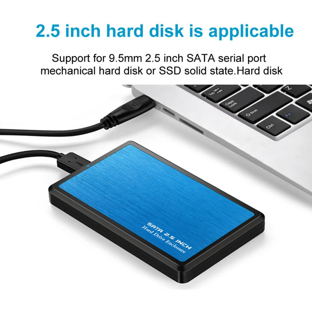 Portable-HDD-Enclosure-2-5-inch-Hard-Disk-Case-Cover-case-USB-3-0-to ...