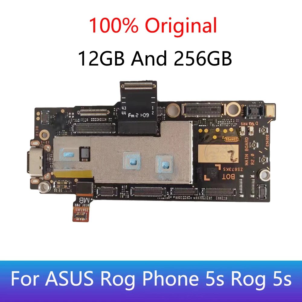 100% Original Unlocked Mobile Electronic Panel For Asus Rog Phone 5s ...