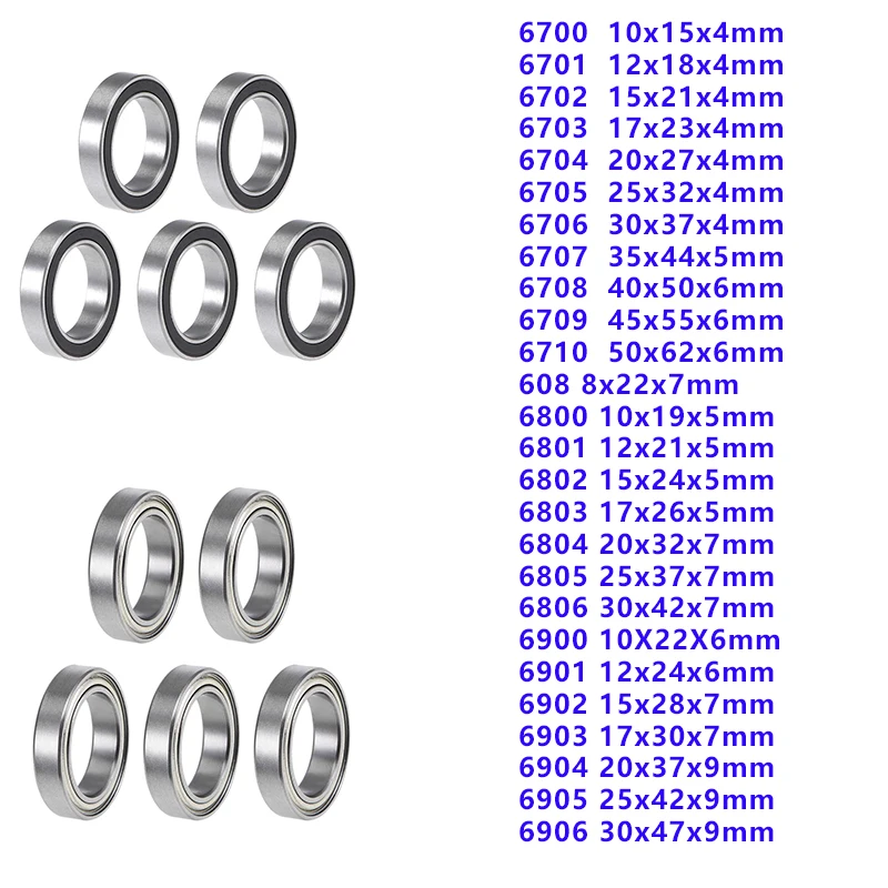 2-5pcs-6700-6800-6900-6902-608-6701-6702-6703-6704-6705-6706-6707-6708 ...