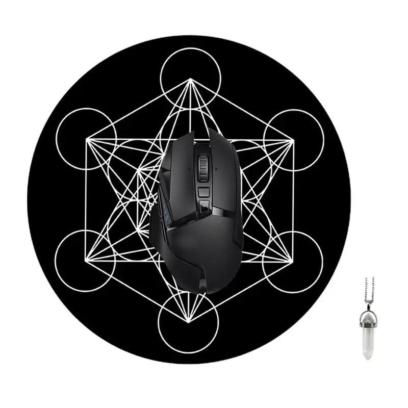 Pendulum-Mat-With-Crystal-Dowsing-Round-Rubber-Pendulum-Spiritual ...