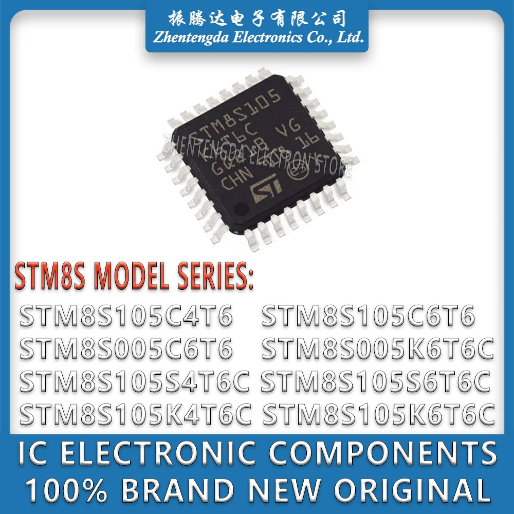 STM8S005K6T6C STM8S005C6T6 STM8S105K4T6C STM8S105K6T6C STM8S105S4T6C STM8S105S6T6C STM8S105C4T6 ...