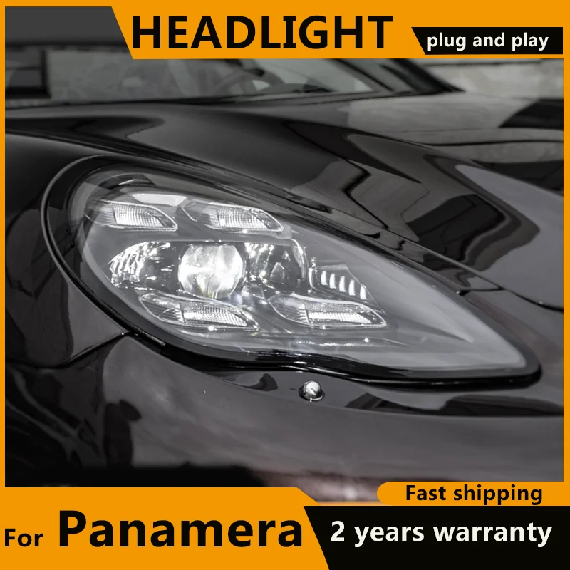 For Porsche Panamera 970 Led Headlights 2010 2011 2012 2013 Panamera ...