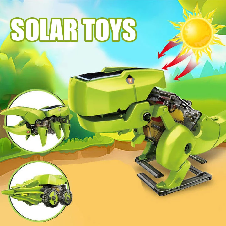 Solar-Robot-Toy-Kit-3-in-1-Building-Games-Dinosaur-Tyrannosaurus-Rex ...