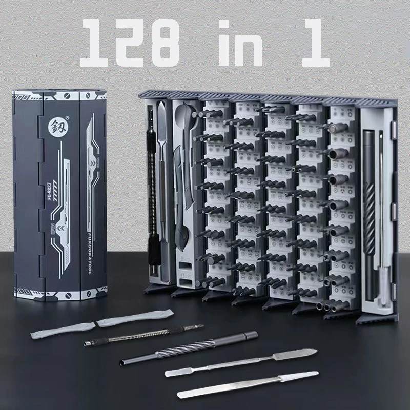 128-In-1-Precision-Screwdriver-Set-Magnetic-Screwdriver-Set-Reel ...