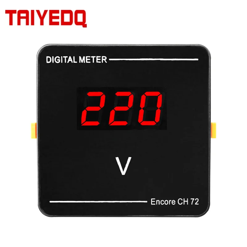 HP Voltmeters AC Digital Voltmeter Panel Meter - 50-500V LED Display ...