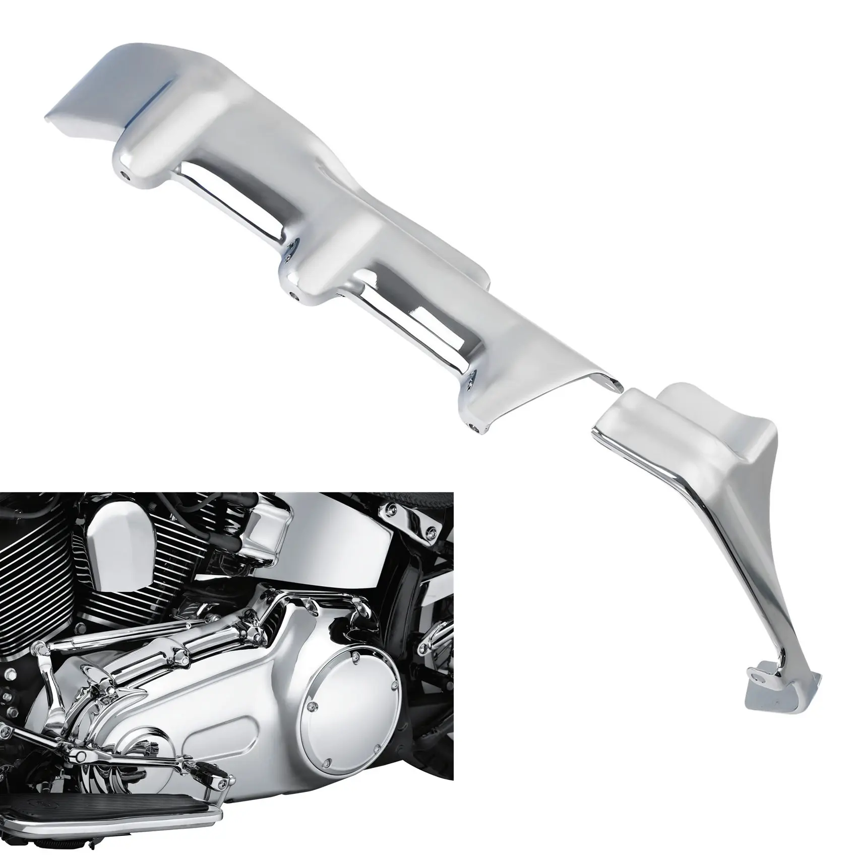 Inner Primary Cover Trim For Harley Softail 2007-2017 Deluxe Classic ...