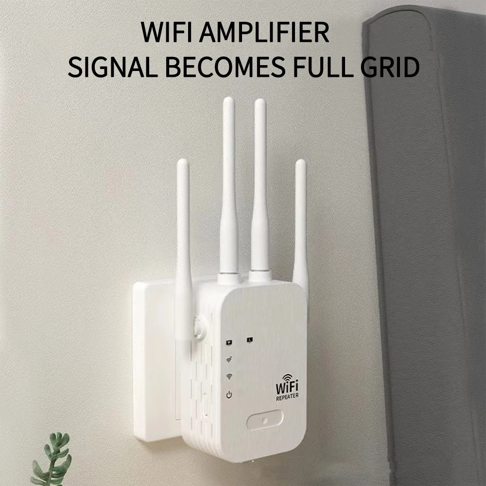 NEW 1200Mbps WiFi Repeater Wireless WIFI Extender WiFi Booster 5G 2.4G Dual-band Network ...
