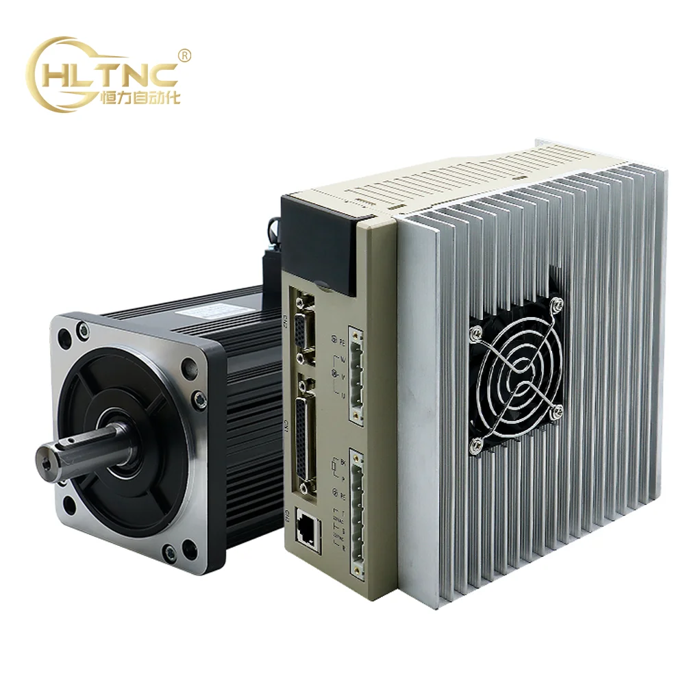 HLTNC 130ST M07725 M15015 2Kw 7.7Nm 2.3Kw 15Nm 220V AC Servo Motor Kit With T3L-L30F RS485 ...
