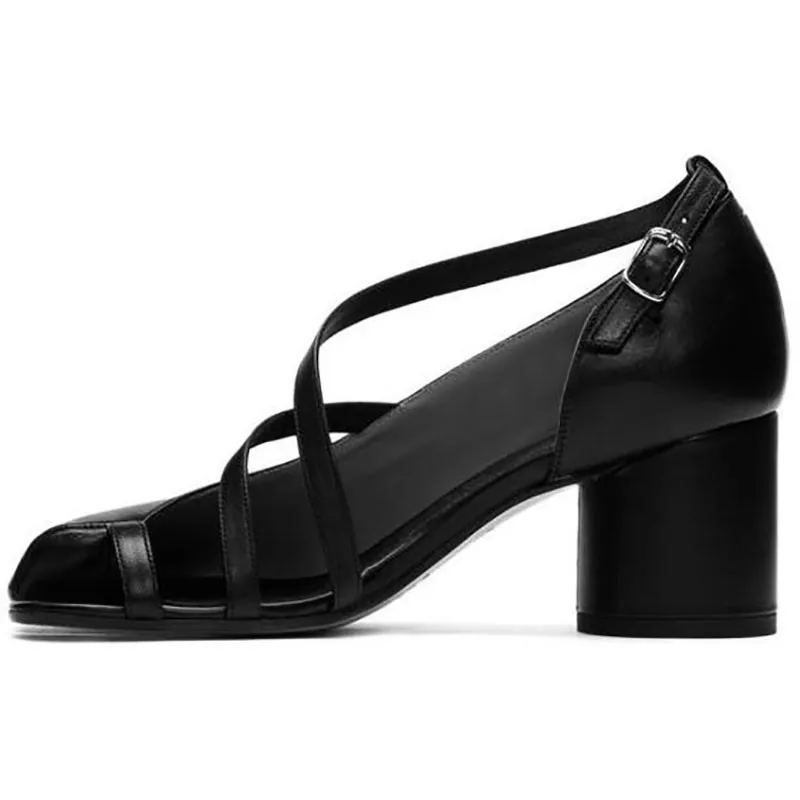 Summer Exposed Toe Ankle Strap Tabi Sandals Women Split Toe High Heels ...