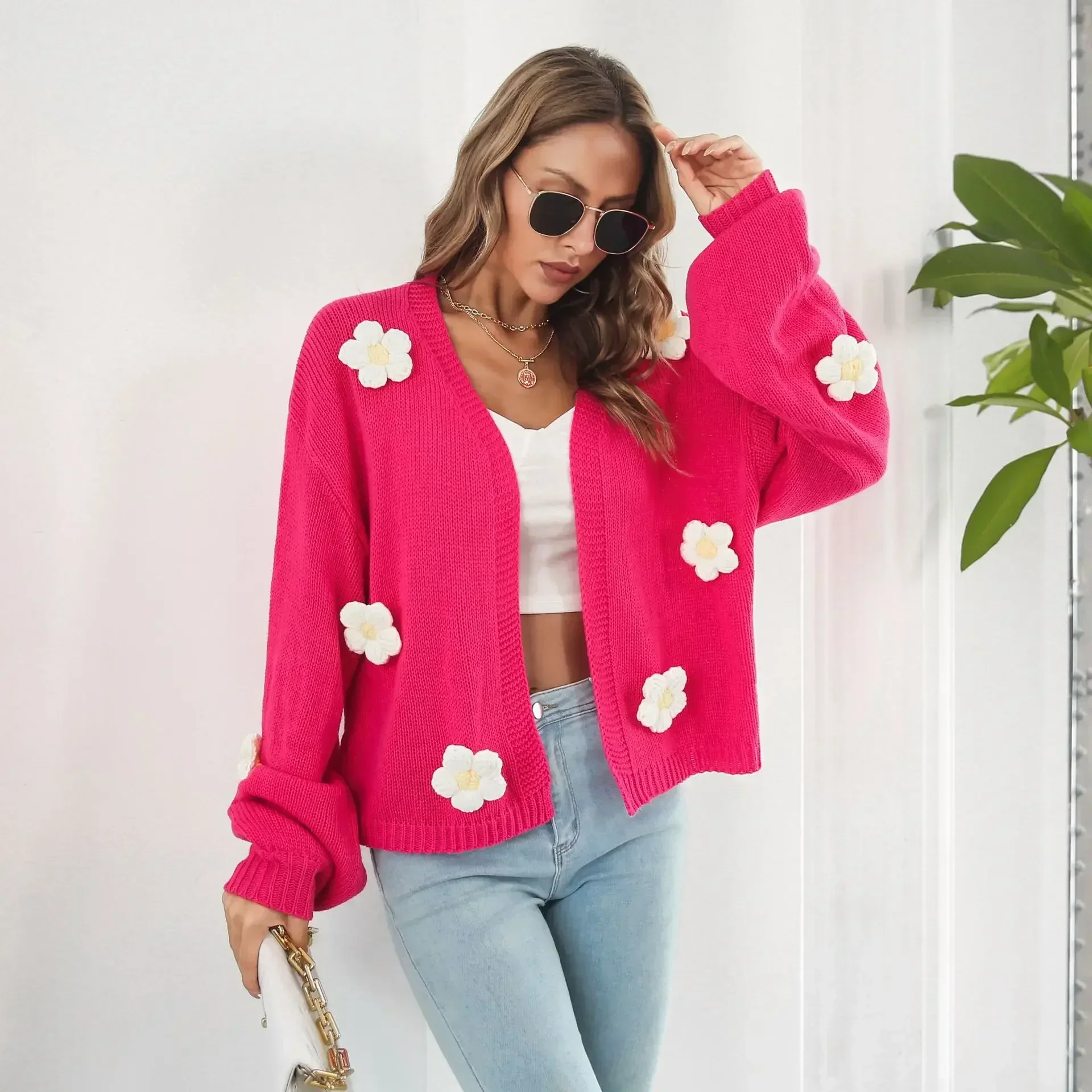 3d-flowers-cardigan-crochet-cardigan-fleurs-3d-flower-Sweater-Women ...