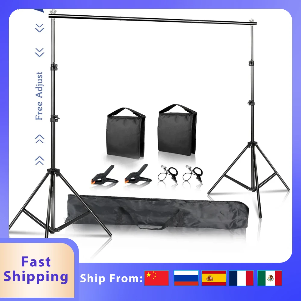 SH Photography Background Stand Photo Studio Green Screen Backdrops ...