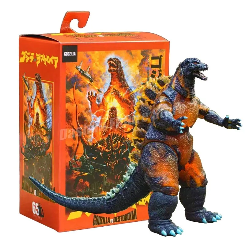 NECA-1995-Burning-Godzilla-Vs-Destoroyah-Action-Figure-Movable-Collection-17cm-The-King-of ...