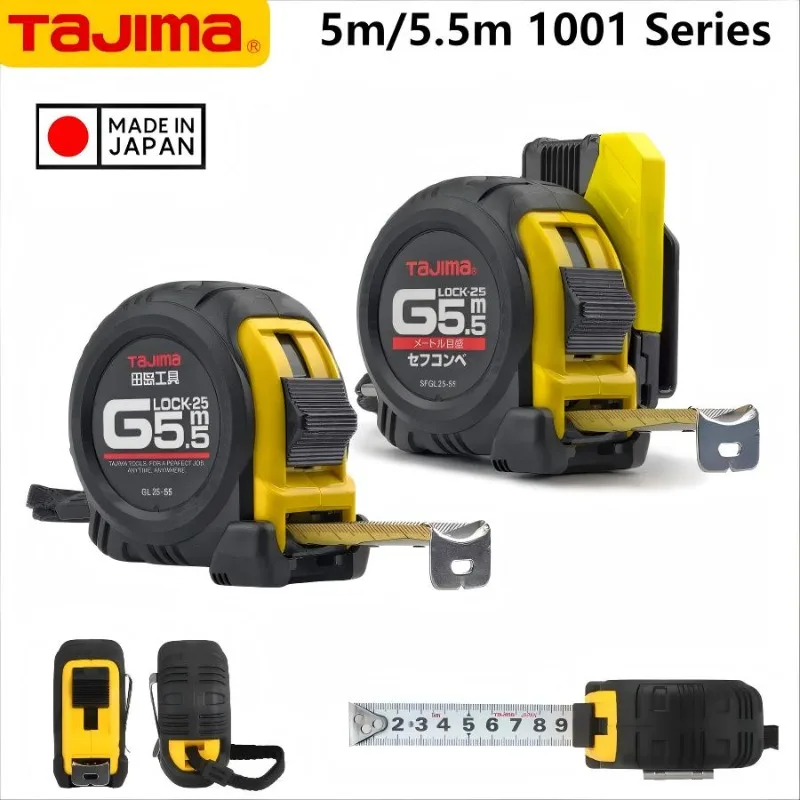TAJIMA High Precision Double Sided Scale Wear Tape Measure,5m/5.5m ...