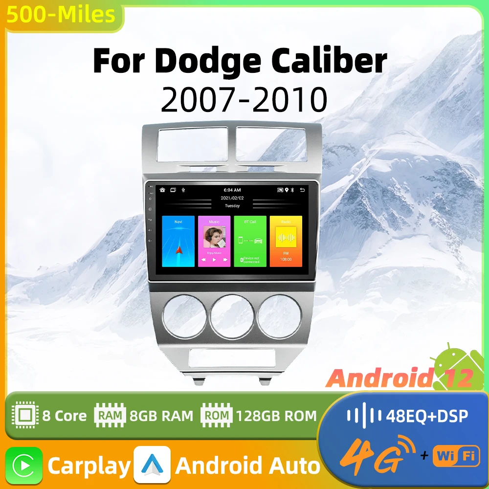 Radio-est-reo-para-coche-Android-de-2-Din-para-Dodge-Caliber-2007-2010 ...