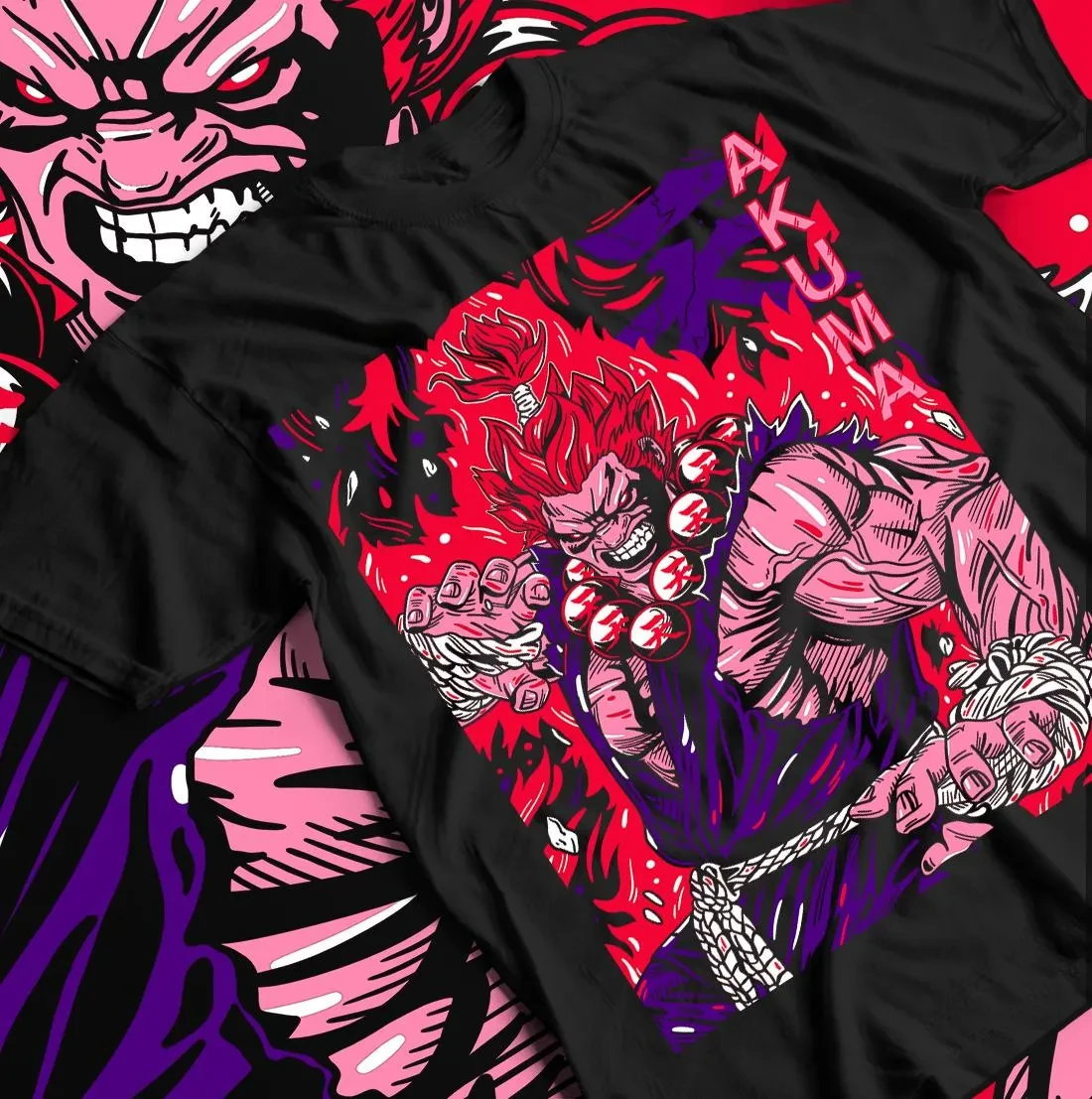 Akuma Raging Demon T-shirt, Video Game T-shirt, Men's and Women's ...