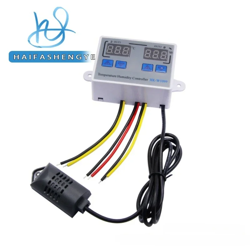 XK-W1099-Dual-Display-Digital-Temperature-Humidity-Controller-DC-12V-24V-AC-110-220V-Thermostat ...