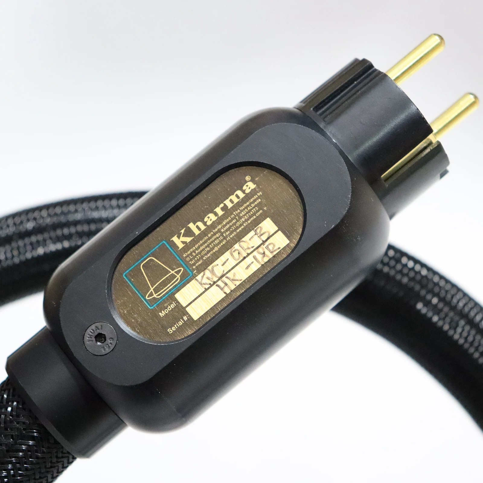 Holland-new-top-Kharma-KPC-GR-1B-audio-silver-Power-Cord-US-EU-Version ...