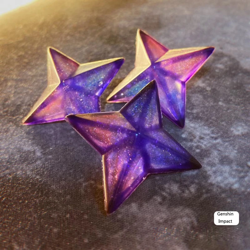 Genshin Impact Card Draw Prop Handmade 3d Multicolor Starry Sky ...