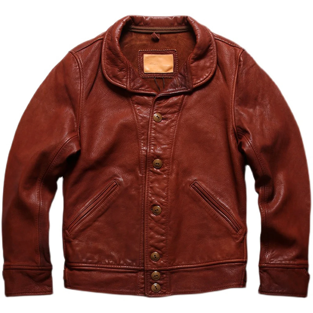 Men-s-Outerwear-Coats-Goatskin-Leather-Jackets-Casual-Business-Unlined ...