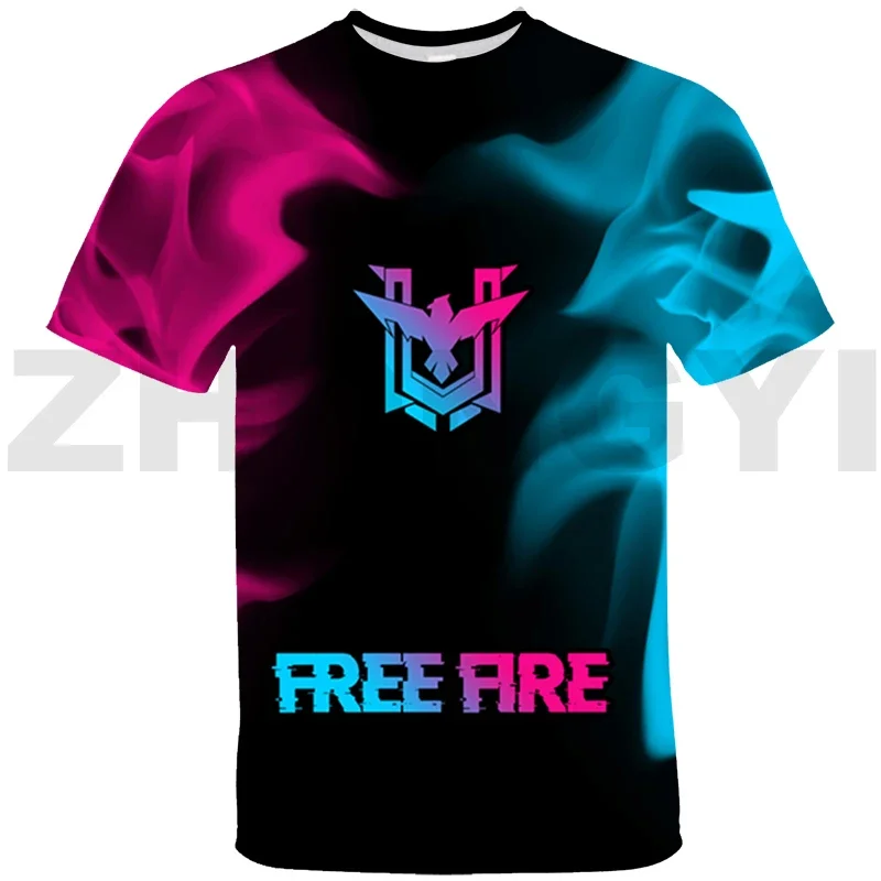 3D-Free-Fire-Garena-Game-T-shirt-Korean-Style-Top-Tees-Female-Casual ...