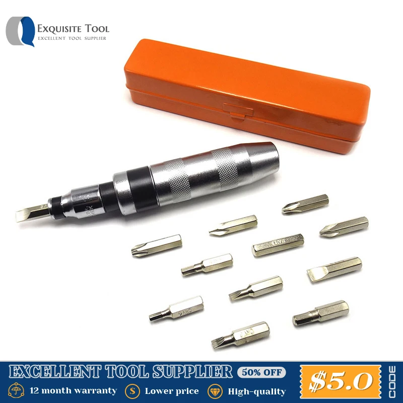 12pcs-Positive-Negative-Impact-Precision-Screwdriver-Bit-Set-Blow ...