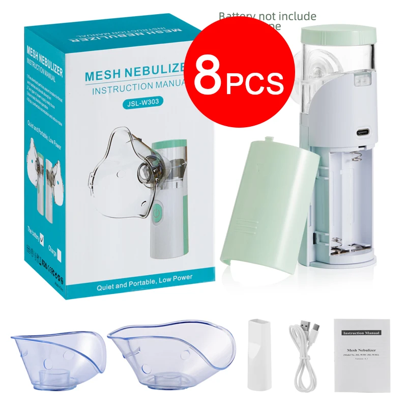 8pcs-Ultrasonic-Nebulizer-Portable-Inhalers-Nebulizer-Mist-Discharge ...