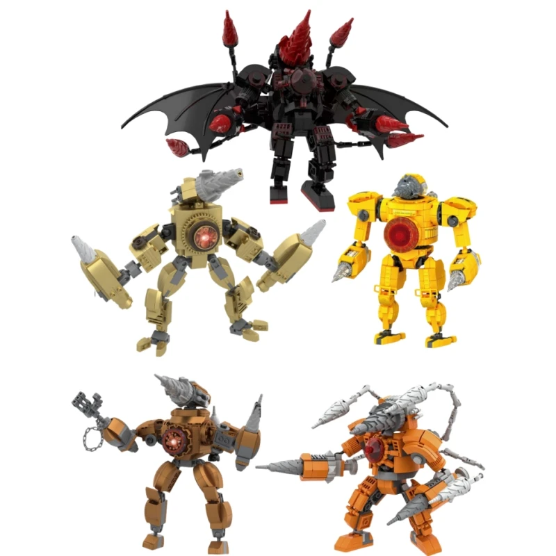 Skibidi-figura-de-taladro-de-demonio-de-oro-rosa-Titan-para-ni-os-juego ...