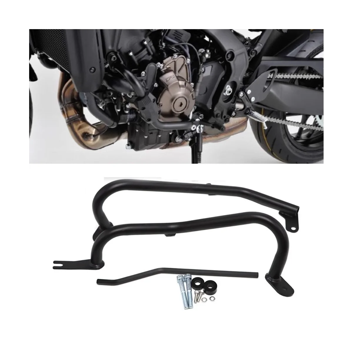 Motorcycle Lower Engine Highway Bumper Frame Protection for Yamaha MT09 ...