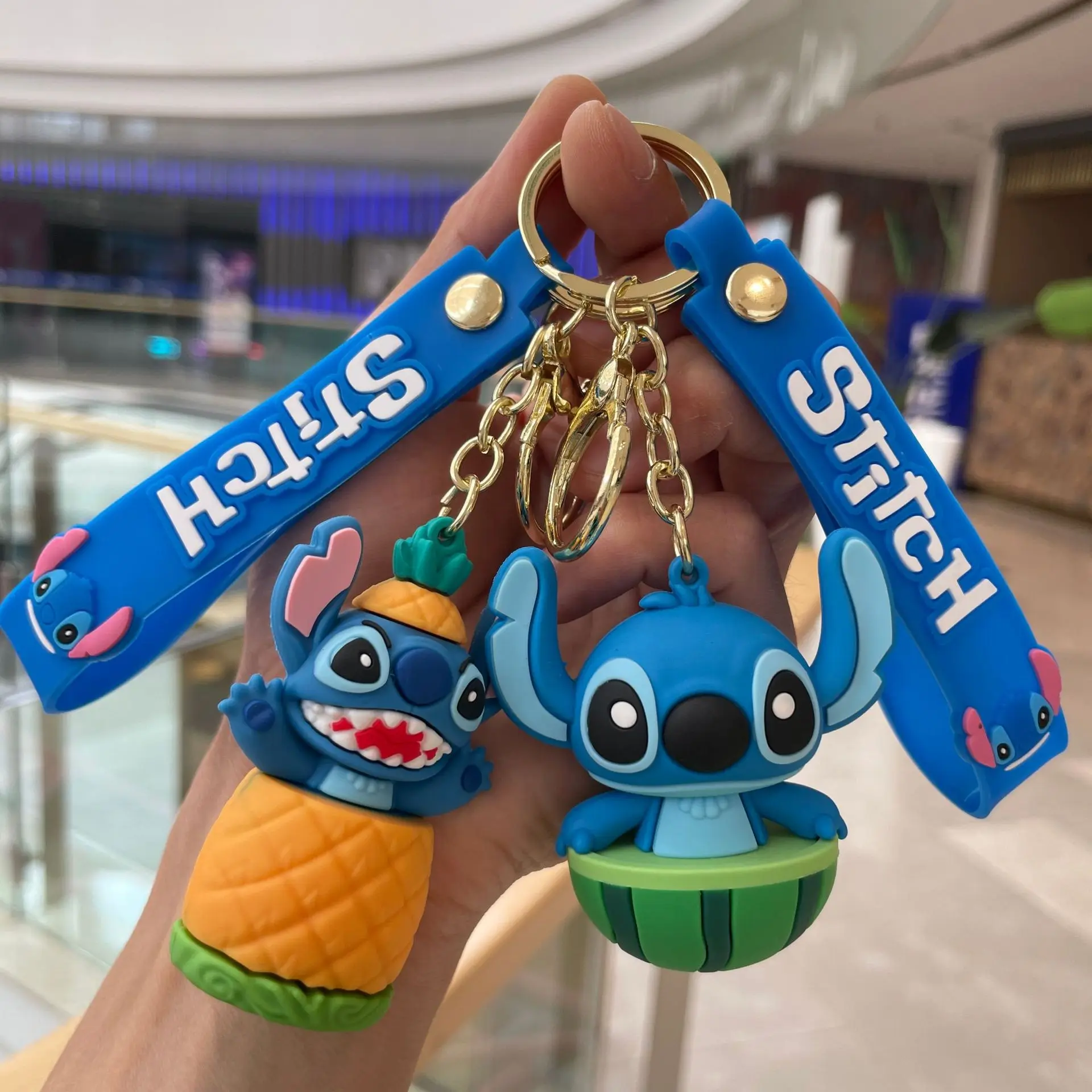 New-Disney-Cute-Stitch-Keychain-Soft-Adhesive-Personalized-Toy-Car ...