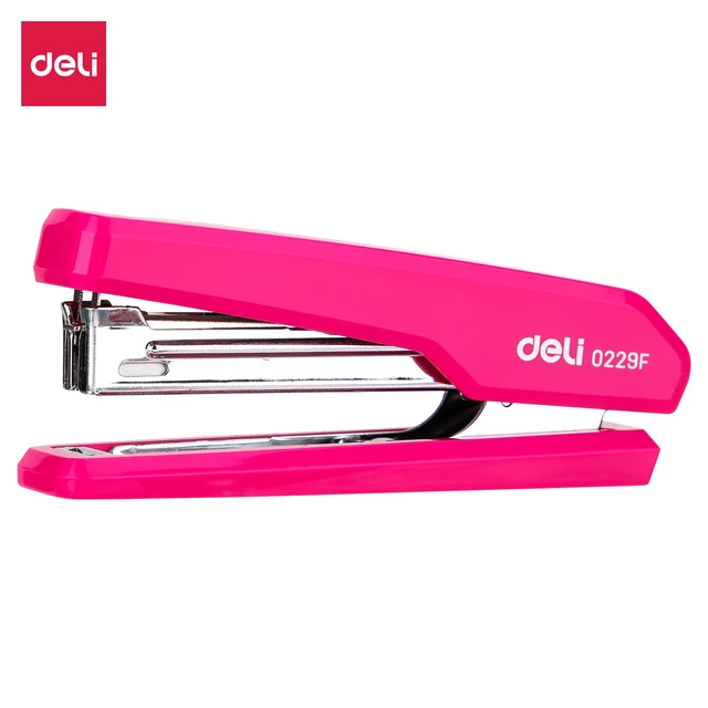 Deli Stapler Desk Binding Binder Book Durable Paper Stapling Fashion ...