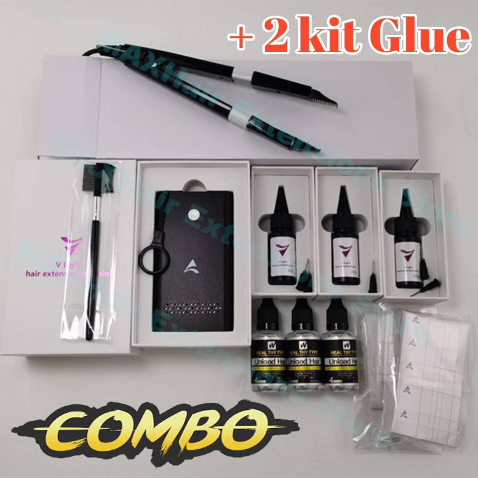 V-Light-Technology-Hair-Extension-Machine-white-Hair-Extension-Tools ...