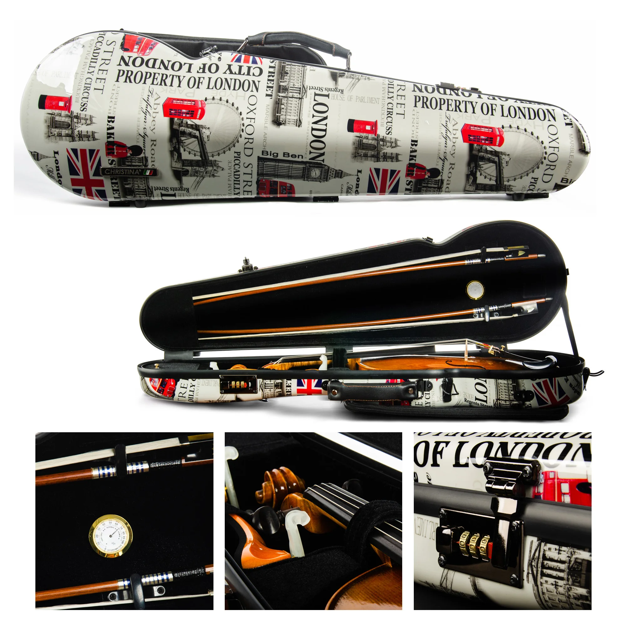 CHRISTINA-Violin-Case-Triangle-Pattern-with-Combination-Lock-Sheet ...
