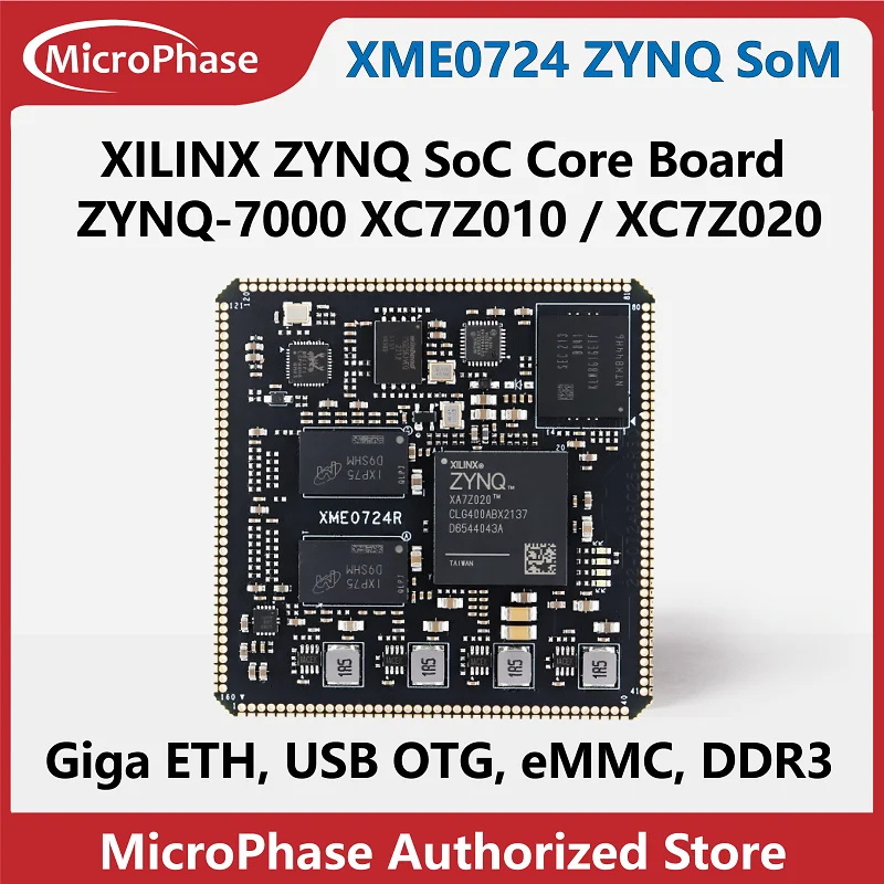 MicroPhase XME0724 ZYNQ SoM Xilinx Zynq-7000 SoC FPGA XC7Z010 XC7Z020 System on Module Core Board