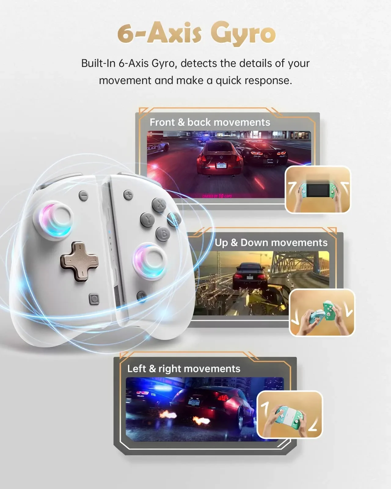 DOYOKY-Classic-controller-for-Nintendo-Switch-OLED-3-model-Wake-up-Dual ...