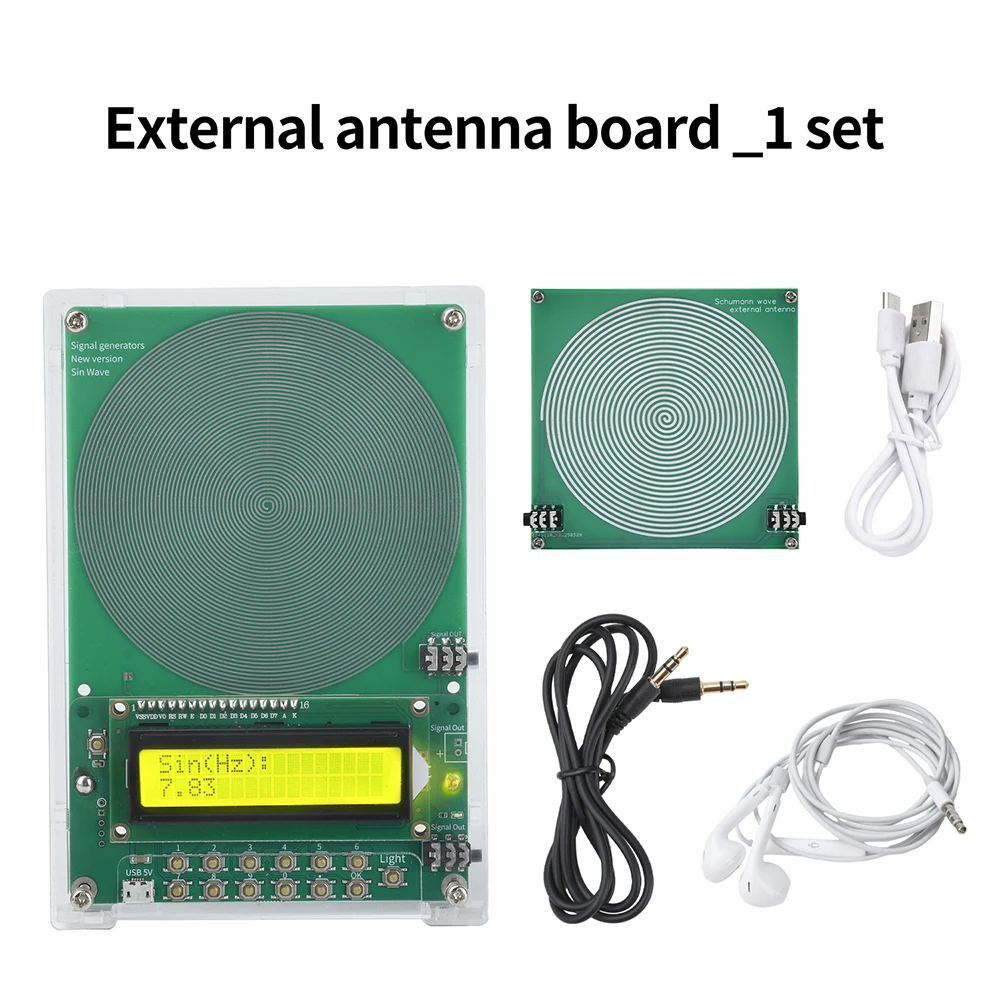 DC 5V 0.1Hz-99999Hz Adjustable Frequency Schumann Wave Generator Ultra ...