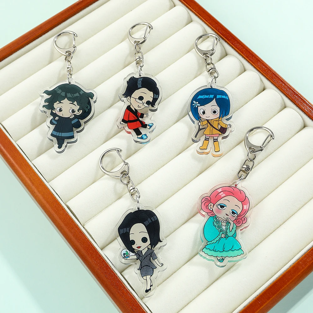 Coraline-the-Secret-Door-Keychain-Cartoon-Figure-Coraline-Silicone ...