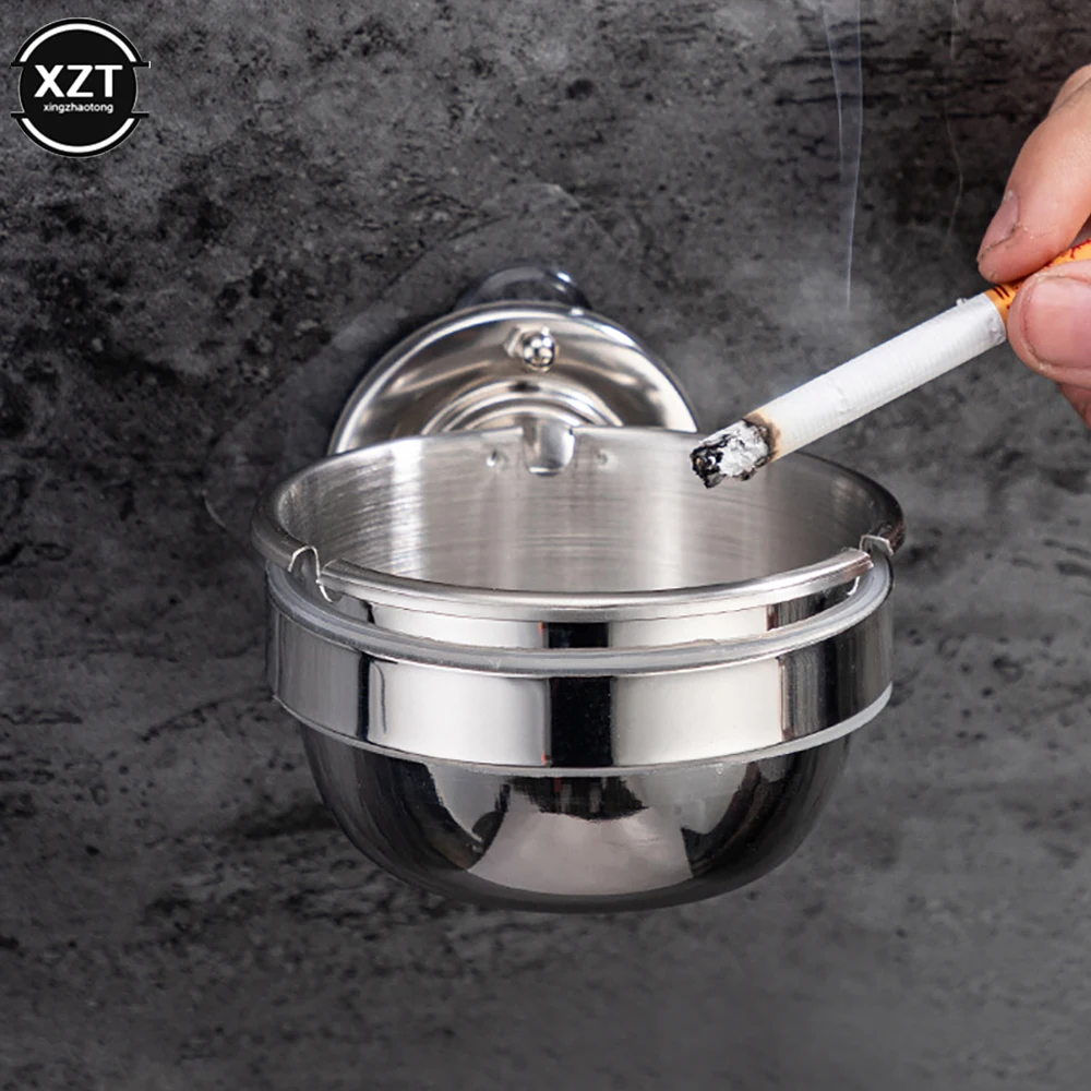 Non-Perforated-Wall-Mounted-Stainless-Steel-Ashtray-Toilet-With-Cover ...