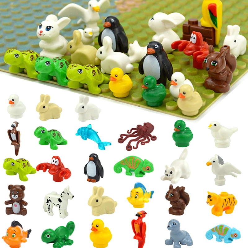 Animals Block Construction | Animal Cat Building Block | Animal ...