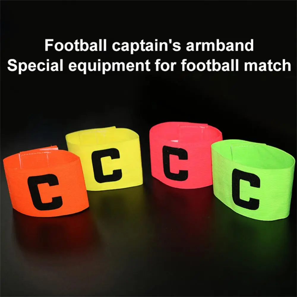 C-shaped-Logo-Football-Captain-Armband-Customizable-Anti-drop-Elastic ...