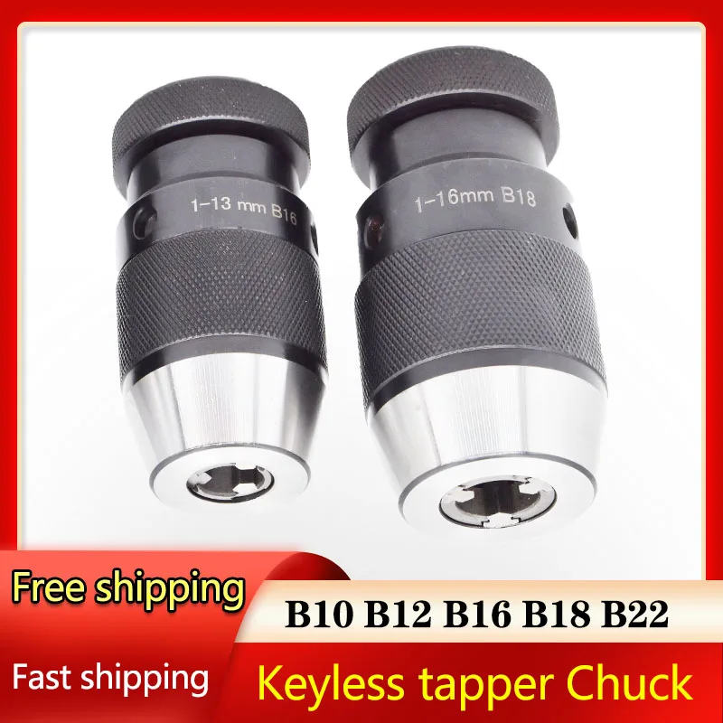 Cartridge-B10-B12-B16-B18-Drill-Chuck-JT6-Chuck-B22-Self-Tightening ...