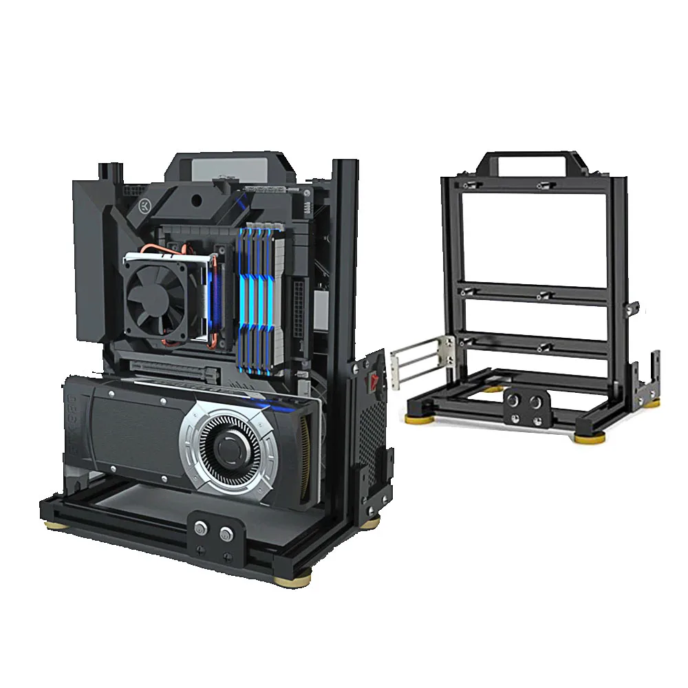 Mod-Creativiteit-Atx-Gamer-Kast-Itx-Matx-Open-Pc-Case-Frame-Diy ...