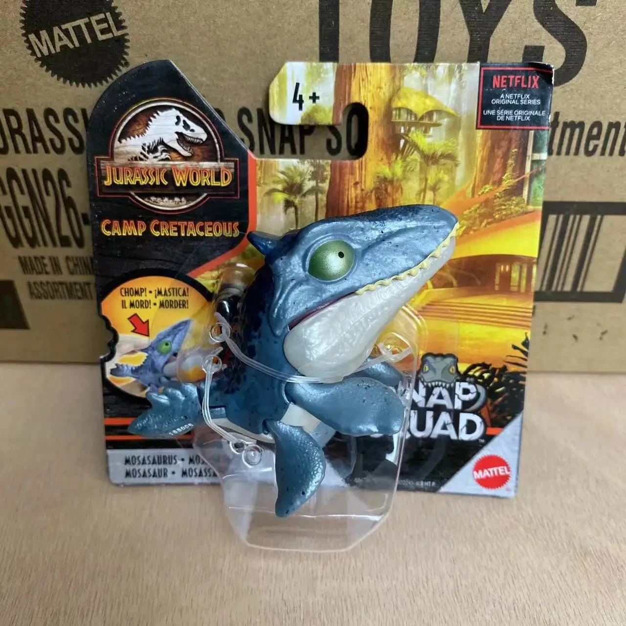 Figura de dinosaurio en miniatura Snap Squad Velociraptor Indominus Rex ...