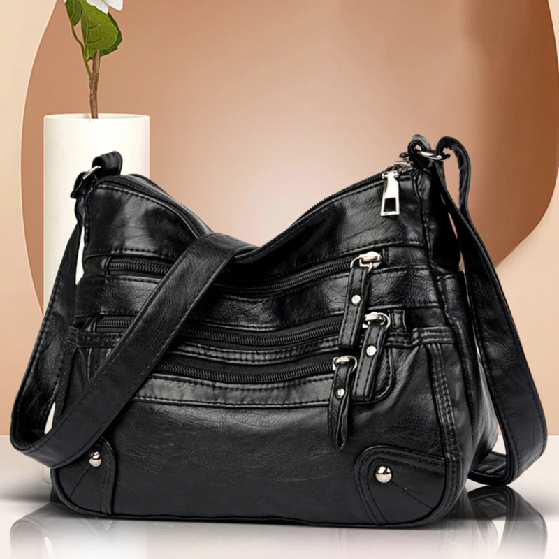 Women-Shoulder-Bag-New-Soft-PU-Leather-Ladies-Shoulder-Messenger-Bag ...