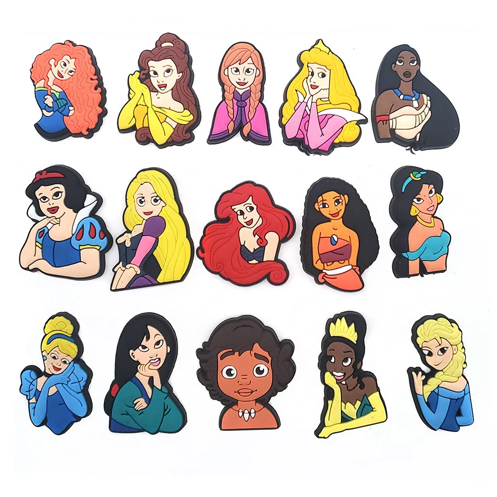 Disney-Escaping-Princess-Classic-Collection-Shoe-Charm-Cute-Cartoon ...